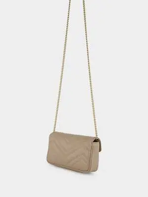 Gucci Gg Marmont Super Mini Bag - Brown