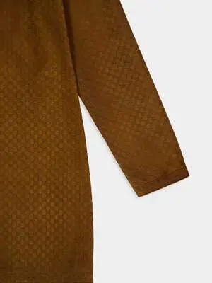 Gucci Gg Suede Dress With Horsebit Detail - Brown