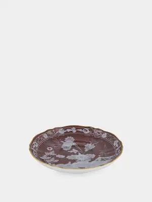 GINORI 1735 Oriente Italiano Castagna Tea Saucer - Brown
