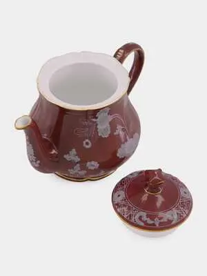 GINORI 1735 Oriente Italiano Castagna Teapot - Brown