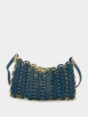 Rabanne 1969 Reversible Nano Flip Bag - Gold