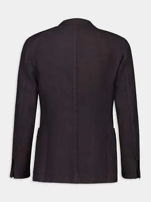 Boglioli Linen Two-button Blazer - Brown