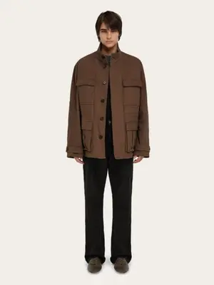 Ferragamo Button Detailed Jackets For Men