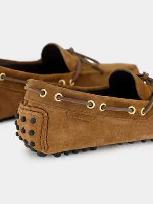 TOM FORD Suede Driver Moccasins - Brown