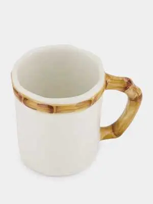 LES-OTTOMANS Bamboo Ceramic Mug