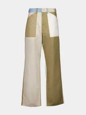 Casual Patchwork Pants for Men