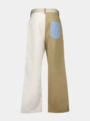 Givenchy Logo Patchwork Denim Jeans