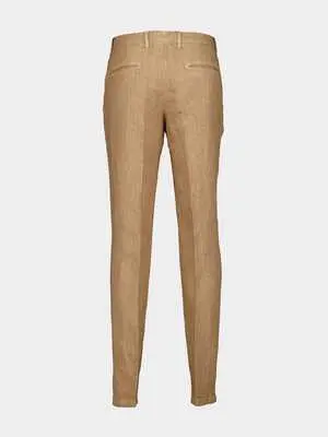 Boglioli Sand Linen Suit - Brown