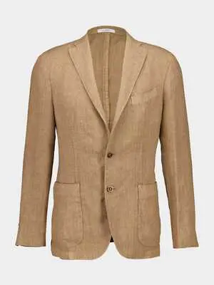 Boglioli Sand Linen Suit