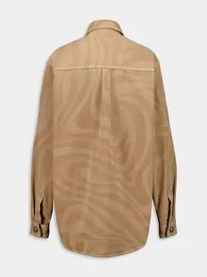 Emilio Pucci Marmo Print Canvas Jacket