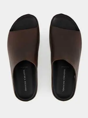 Officine Creative Babouche 002 Leather Mule Sandals