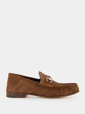 Gucci Gg Suede Horsebit Loafer