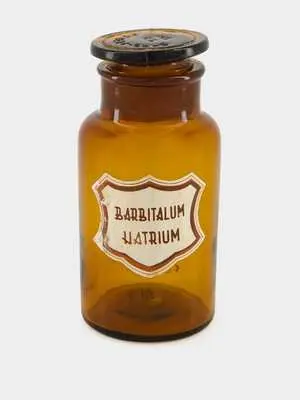 All Origine Heritage Glass Apothecary Vessel - Brown