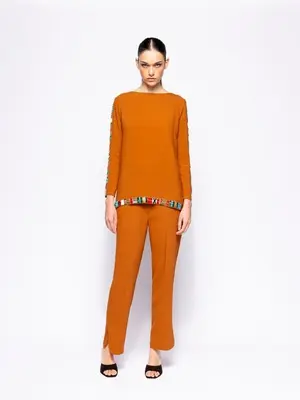 PAULA Ankle Cut Tailored Pants