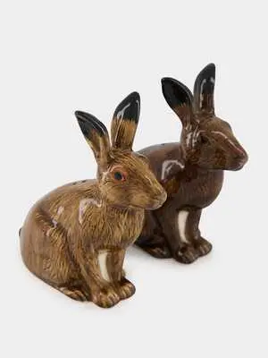 QUAIL CERAMICS Hare Salt And Pepper Set
