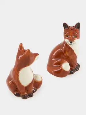 QUAIL CERAMICS Fox Salt And Pepper Set