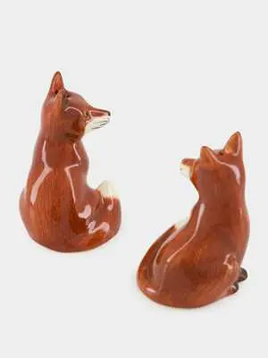 QUAIL CERAMICS Fox Salt And Pepper Set