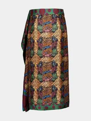 PAULA Wisteria Dreamframe Print Wrap Skirt