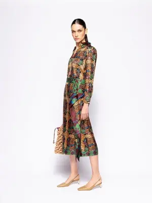 PAULA Wisteria Dreamframe Print Wrap Skirt