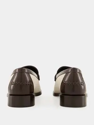 FERRAGAMO Maryan T Leather Loafers