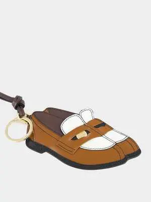 Miu Miu Leather Penny Loafer Keychain