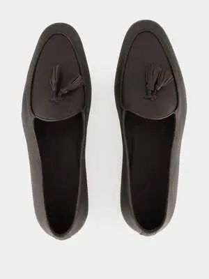 Manolo Blahnik Lennox Tassel Loafers - Brown
