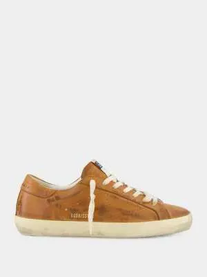 GOLDEN GOOSE Superstar Journey Printed Sneakers - Brown