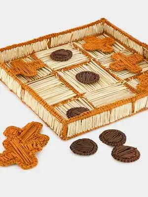 Coro Cora Iraca Palm Tic Tac Toe Board Game