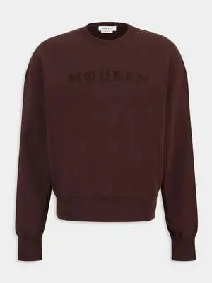 Alexander McQueen Logo Sweatshirt - Burgundy