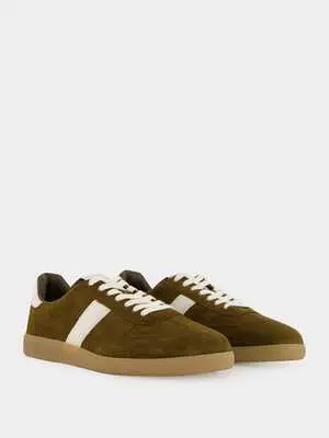 TOM FORD Low-top Suede Sneakers - Brown
