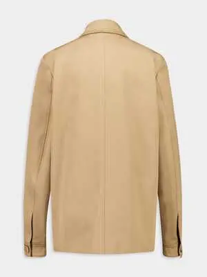 Gabriela Hearst Ulu Sea Island Cotton Chore Jacket - Brown
