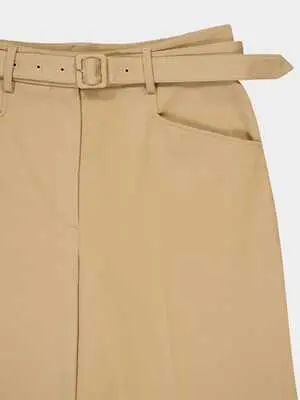Gabriela Hearst Norman Wide-leg Cotton Trousers - Brown
