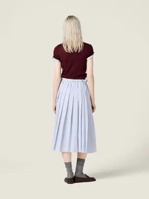 Miu Miu Argyle Wool Polo Shirt