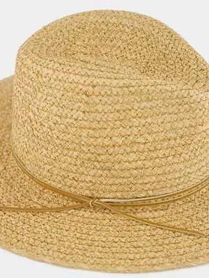 Borsalino Maurilio Raffia Wide Brim Hat - Brown