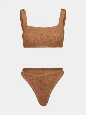 Hunza G Xandra Bikini Set - Brown