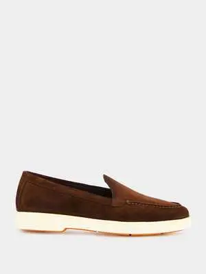 Santoni Suede Loafers