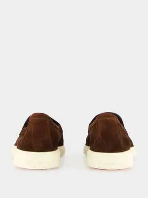 Santoni Suede Loafers