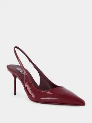 Paris Texas Lidia Slingback 70 Patent Leather Heels - Red