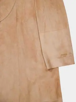 Fendi Suede Wrap Coat