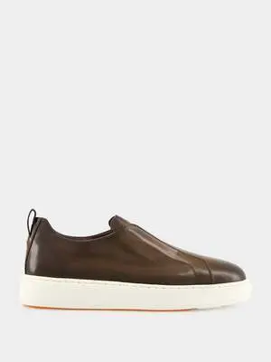 Santoni Textured Shoes For Men