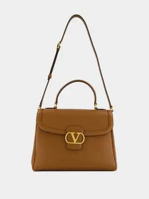 Valentino Garavani 9to5 Large Top Handle Bag - Brown