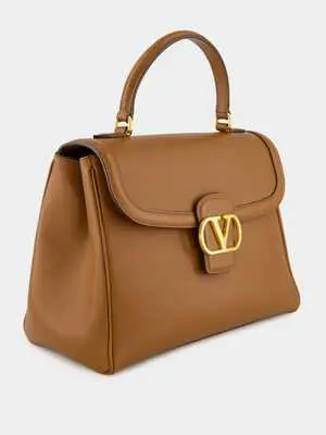 Valentino Garavani 9to5 Large Top Handle Bag - Brown