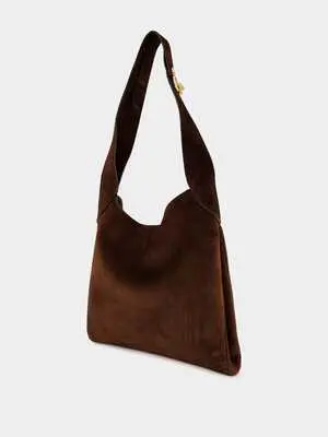 Gabriela Hearst Small Suede Hobo Bag