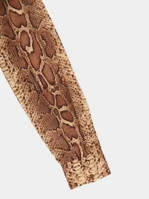 Zimmermann Toffee Snake Hypnotic Shirt