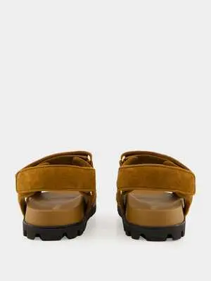 Miu Miu Double Strap Flat Sandals