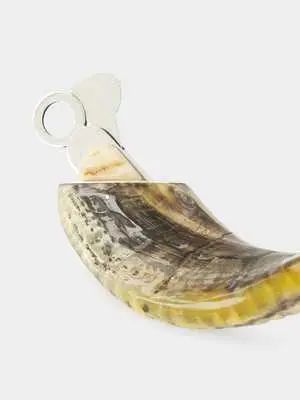 LORENZI MILANO Merino Ram Horn Desk Cigar Cutter