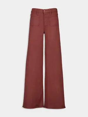 MOTHER The Patch Pocket Undercover Sneak Pants - Brown