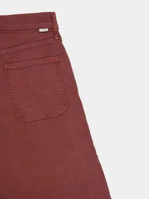 MOTHER The Patch Pocket Undercover Sneak Pants - Brown