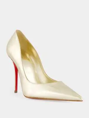 CHRISTIAN LOUBOUTIN Miss Z 100 Mm Pumps - Gold