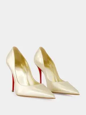 CHRISTIAN LOUBOUTIN Miss Z 100 Mm Pumps - Gold